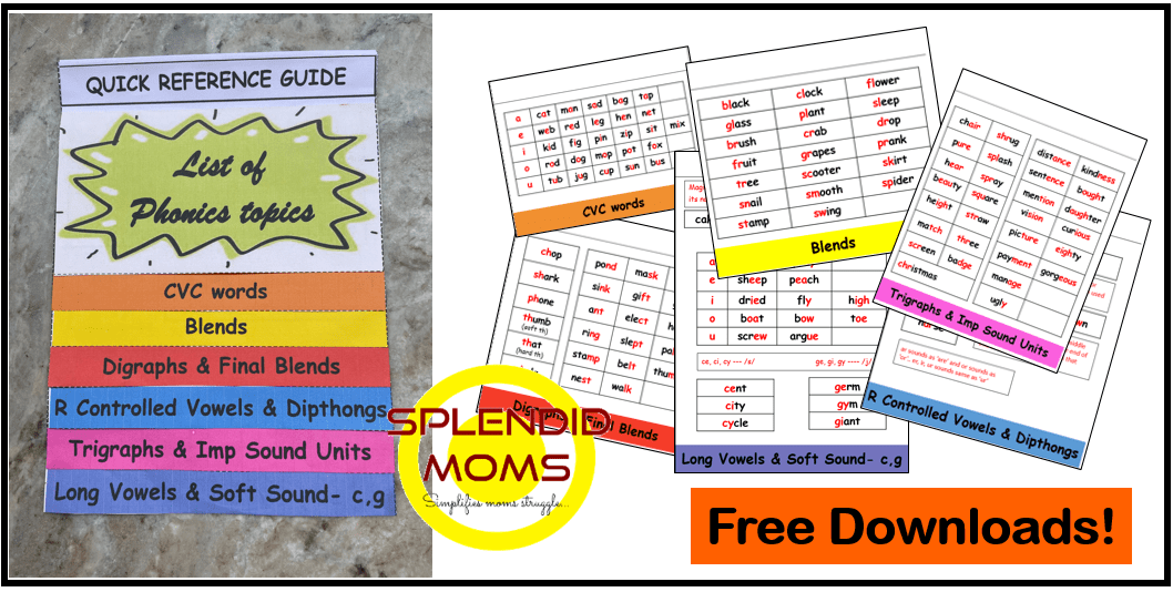 List of Phonic Topics - Splendid Moms