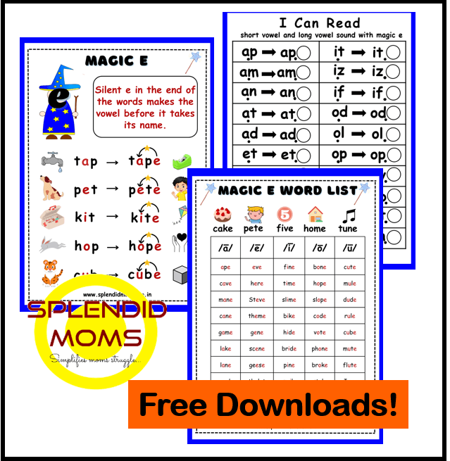 Magic E Splendid Moms Magic E Splendid Moms